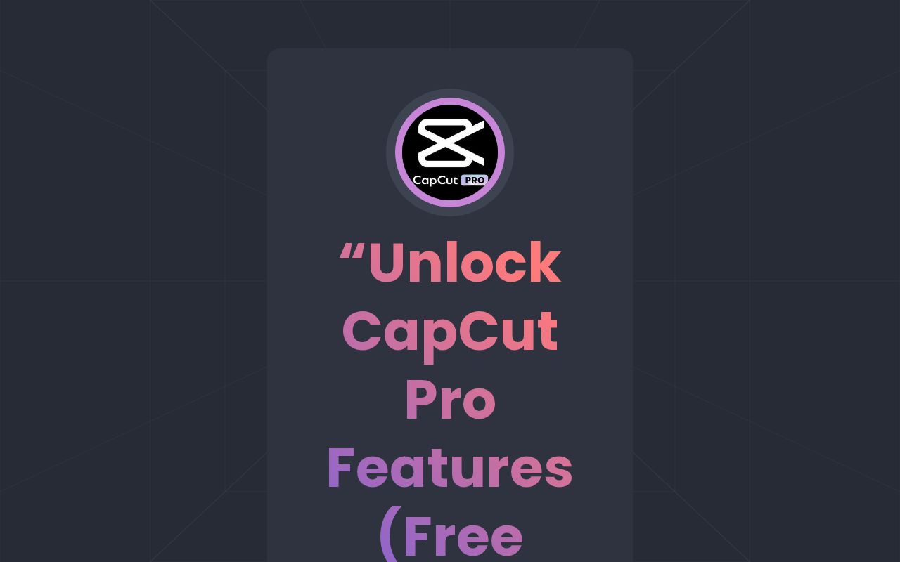 cap cut pro